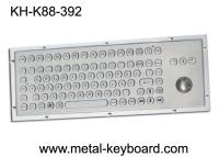 China Rugged Metal Computer Keyboard with 38 trackball for Industrial control Kiosk for sale