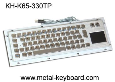 China Stainless Steel Ruggedized Industrial Metal Keyboard Vandal Resistant for sale