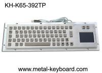 China USB Port Industrial Metallic dust proof Panel Mount Keyboard with Touchpad for sale