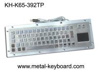 China Vandal Proof Industrial Metal Computer Keyboard with Rear Panel Mount for sale