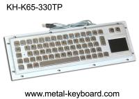 China Vandal proof industrial Computer Kiosk keyboard with Stainless steel panel mount for sale