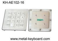 China Weatherproof Industrial Metal Keypad in 4 X 4 Matrix 16 Keys with Stainless Steel Material for sale