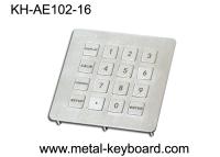 China Anti - Vandal Stainless Steel 16 Keys Number Keypads for Info - Kiosk for sale