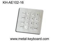 China Vandal resistant Industrial Metal Numeric Keypad 4x4 16 keys design for sale