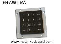 China Black Industrial Kiosk Keyboard with Anti-vandal and Long lifespan for sale
