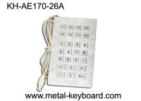China Water proof USB Industrial Metal Keypad with customized 26 Keys layout for sale