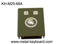 China Laser Pointing Industrial Panel Mount Trackball Mouse , IP65 Rate Rugged Trackball for sale