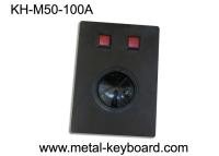 China Metal Black Marine Console Industrial trackballs Mouse with USB Interface for sale