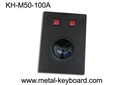 China Metal Black Marine Console Industrial trackballs Mouse with USB Interface for sale