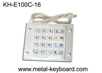 China Vandal Proof Stainless steel Kiosk Keypad with 16 Keys , USB Port for sale