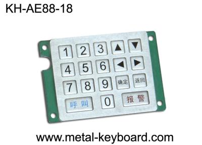 China Customized Keyboard Metal Numeric Keypad with Rugged Stainless Steel Material for sale