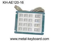 China Customizable weatherproof Metal Keypad 16 button Stainless steel material for sale