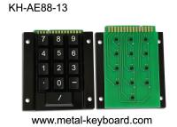 China Industrial Metal Kiosk Keyboard with 15 Keys and Metal Rear Panel Mounting for sale