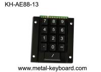 China 15 Keys Rugged Access Kiosk  Keypad Numeric , Metal Panel Mount Keypad for sale