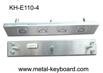 China IP65 Rated Metal Kiosk Function Customizable Keypad with 4 short - travel keys for sale
