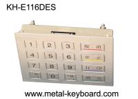 China 16 Keys Encryption Metal keypad with Vandal resistant for Bank Kiosk for sale
