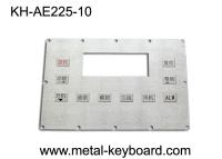 China Custom Stainless Steel Panel Mount Keypad Kiosk With 10 Keys For Harsh Environment for sale