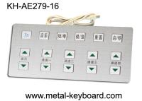 China Anti - corrosive Metal Kiosk Keyboard industrial with Stainless Steel Material for sale