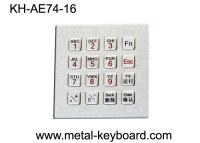 China IP65 16 Keys Industrial Metal Keyboard with integrated functional Digital keypad for sale