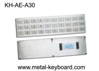 China Water proof Outdoor Kiosk Industrial Metal Keyboard with 30 Keys Anti - Rusty for sale