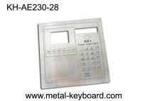 China Vandal proof Metal panel mount keypad ,  customizable industrial keypad for sale