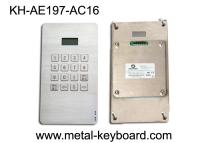 China Dustproof Access Entry System stainless steel keypad with 16 Keys for sale