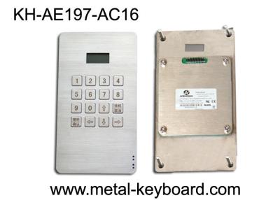 China Dustproof Access Entry System stainless steel keypad with 16 Keys for sale