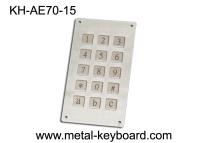 China Kiosk Metal Numeric Keypad with 15 Keys for Public System Weather - proof for sale