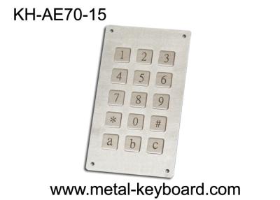 China Kiosk Metal Numeric Keypad with 15 Keys for Public System Weather - proof for sale