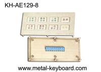 China Ruggedized Metal Kiosk Keyboard , Industrial Input waterproof keypad 8 Functional Keys for sale