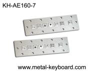 China Customizable Metal Kiosk Keyboard , 7 Keys rugged keypad Industrial Function for sale