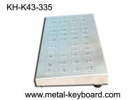 China IP65 Rate Ruggedized Keyboard for Charging Kiosk , Stainless Steel Keyboard for sale