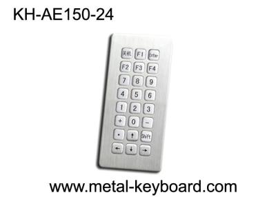 China Vandal Proof Rugged Entry / Kiosk Metal Keypad In 24 Button Keys , High Performance for sale