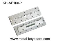 China Custom 7 Keys Outdoor Kiosk Industrial Metal Keyboard Rugged Vandal proof for sale