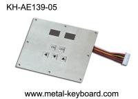 China Ruggedized Metal Industrial Keypad with 5 Keys for Industrial Control Kiosk for sale