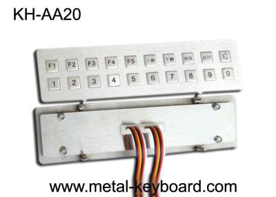 China IP65 Rated Waterproof Door Entry Keypad with 20 Mini Size Keys for sale