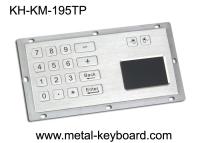 China Metallic Numeric Industrial Keyboard with Touchpad 16 Keys Dust Proof for sale