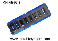 China 8 Keys Vandal Resistant Backlit Rugged Keypad In Customization Design for sale