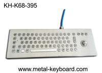 China Desktop Rugged Metal Industrial Computer Keyboard with Trackball Mouse for sale