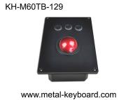China 60mm Red Resin Industrial Trackball Mouse USB Interface and Long-Lasting Performance for sale