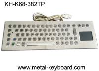 China Computer Industrial Keyboard with Touchpad , 70 Keys Waterproof Keyboard With Touchpad for sale