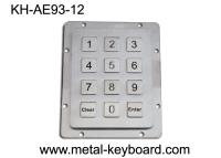 China IP65 Waterproof Ruggedized Metal Keypad 12 Keys Industrial Stainless Steel Keypad for sale