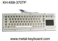 China 70 Keys Industrial Computer Keyboard SUS304 Brushed With Touchpad for sale