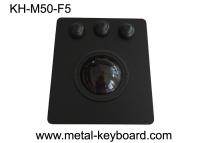 China 50mm Black Panel Mount Trackball High Sensitivity PS/2 / USB Interface OEM/ODM Avaliable for sale
