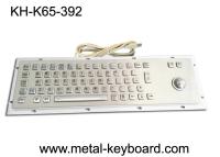 China IP65 Waterproof Industrial PC Keyboard Stainless Steel 65 Keys With Trackball for sale