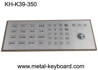 China IP 65 Rugged Kiosk Metal Keyboard Vandal Proof Rear Panel Mounting Solution for sale