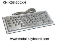 China 58 Keys Waterproof Panel Mount Keyboard Stainless Steel IP65 for sale