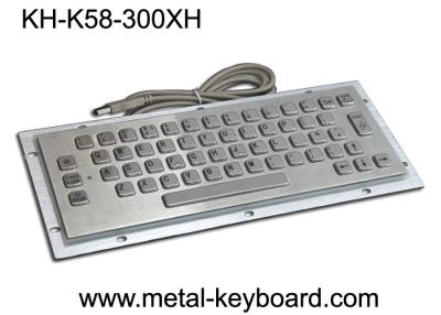 China 58 Keys Waterproof Panel Mount Keyboard Stainless Steel IP65 for sale