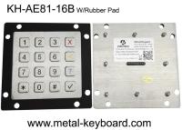 China PS/2 4X4 Layout Ruggedized Metal Keypad FCC For Kiosk for sale