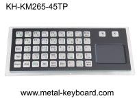 China PS/2 45keys 5VDC Panel Mount Metal Keyboard With Touchpad for sale